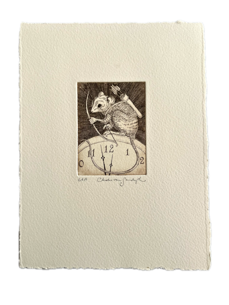[Mouse Archer. An original copperplate etching.] - Rosie Hodge Books Ltd